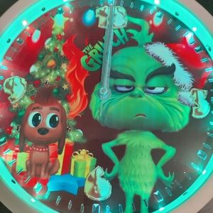 grinch n max | Wall Decor | Grinch Clock | Poshmark